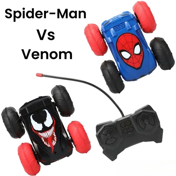 Marvel | Toys | Spiderman Vs Venom Remote Control Flip Car | Poshmark